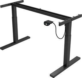 Herní stůl BR04 LOFT s černým rámem 120 cm