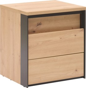 XXXLutz NOČNÍ STOLEK černá, dub artisan Voleo - Dětské pokoje sestavy - 000589000529