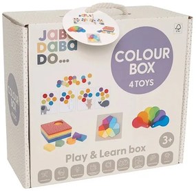 Jabadabado Play and Learn box Barvy 3+