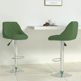 vidaXL Barové stoličky 2 ks samet [335309] Barva: Tmavě zelená