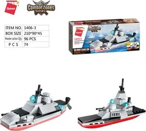 Qman Aircraft Carrier 1406-3 Loď Sea Wolf Class SSN 2v1 / Stavebnice /