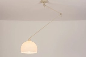 Závěsné designové svítidlo nad stůl Snap Light Monaco White and Sand