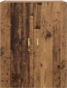 Nástěnná skříň 2 ks Staré dřevo 69,5 x 34 x 90 cm 3394518