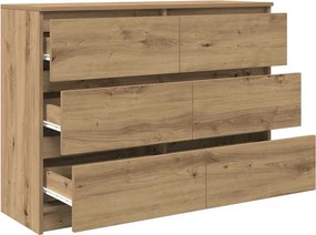 Příborník dub artisan 100x35x76 cm kompozitní dřevo 3328506