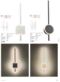 Redo 01-2701 - LED Nástěnné svítidlo DIAZ LED/18W/230V CRI 90 černá