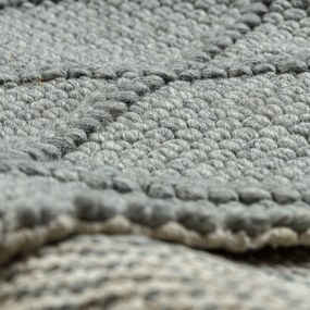 Dywany Łuszczów, Kusový koberec Tahar 99001G grey, 200x290, šedá, ložnice