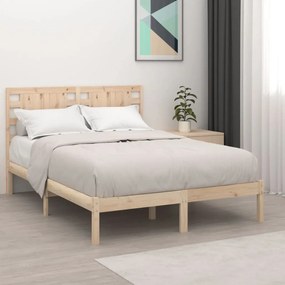 Rám postele masivní dřevo 135 x 190 cm Double,  3104193