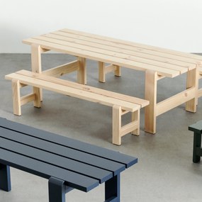 HAY Lavice Weekday Bench M, Steel Blue