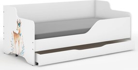 Wooden Toys Dětská postel LILU 160x80 SARENKA – boční zábrana