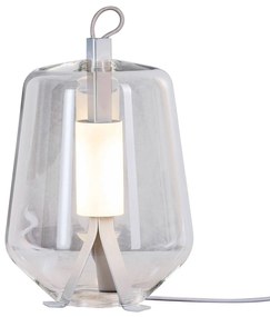 Prandina Luisa T1 stolní lampa 2 700K chrom/čirá