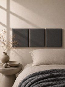 Sinsay - Čtvercové čalouněné panely 3 pack - šedá
