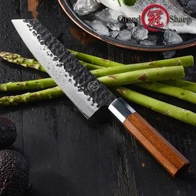 Nůž Kiritsuke 8" GRAND SHARP TOKUŠIMA vysoce uhlíková ocel