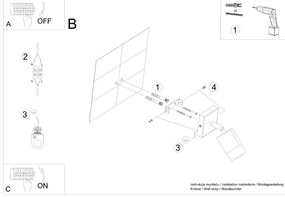 Bodové svítidlo Nero, 1x černé kovové stínítko, (možnost polohování), ch