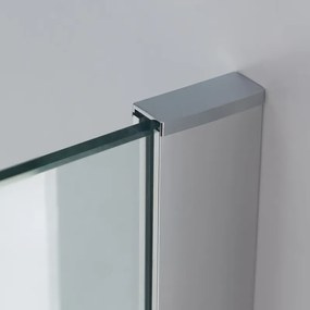 BPS-koupelny 2-dílná sprchová zástěna Walk-in HYD-SH07-D-CR 80x90, chrom/transparent - bez vaničky