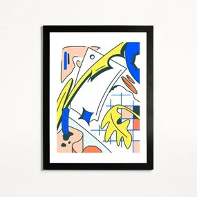 PAUSER | Cleaver II Rám: Bílý, Velikost: 70 x 50 cm