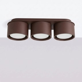Sollux Lighting Stropní svítidlo MODO 3 hnědé GX53