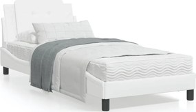 vidaXL Rám postele s LED osvětlením 100 x 200 cm umělá kůže [3214094] Barva: cappuccino