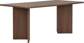 Jídelní stůl v dekoru ořechu 90x180 cm Linza – Kalune Design
