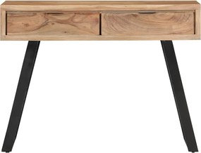 Konzolový stolek 100x35x76 cm masivní akácie s živými hranami 323522