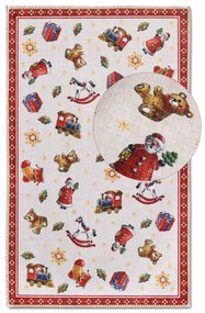 Červený koberec s vánočním motivem 50x80 cm Red Christmas – Villeroy&amp;Boch