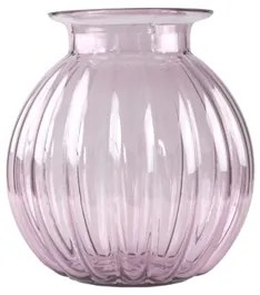 Křišťálová váza Maruška šeříkově fialová