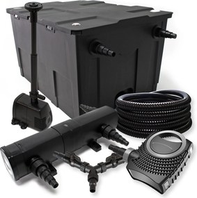 Sada jezírkové filtrace SunSun CBF-550 / CUV-224 – 60000 L, 10000 l/h, 80 W (55362)