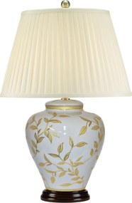Stolní lampa Elstead Leaves 62 cm 1x E27 Zlatá bílá