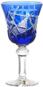 Sklenice na víno Mars, barva modrá, objem 180 ml