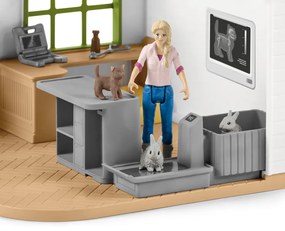 Schleich 42502 Veterinární ordinace pro domácí zvířata