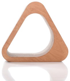 Ekomazlíček Škrabadlo pro kočky TRIANGLE exclusive Hloubka škrabadla: 30 cm, Barva: Ořech