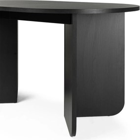 Jídelní rozkládací stůl Mou 140/200 cm černý