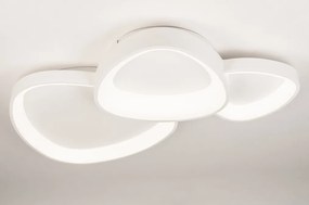 Stropní designové LED svítidlo Organic White 90