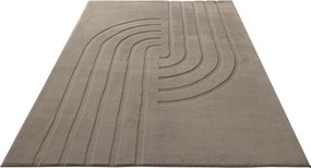 Obsession, Kusový koberec Zen Deluxe 700 Taupe, 80x150, hnědá, ložnice