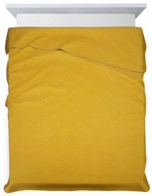 Žlutý moderní přehoz s geometrickým vzorem Šířka: 170 cm | Délka: 210 cm