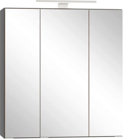 XXXLutz ZRCADLOVÁ SKŘÍŇKA, divoký dub, šedá, 60/64/20 cm Held - Online Only koupelnové skříňky - 000307021202