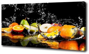 Wallmuralia Foto obraz canvas Ovoce a voda 100x50