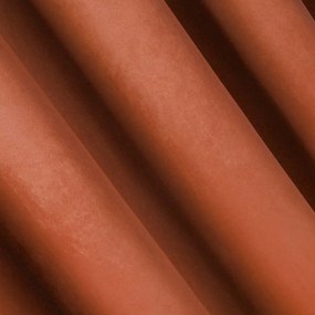 Stínící závěsy v oranžové barvě do obývacího pokoje Délka: 250 cm