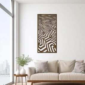 dřevo života Dekorační panel MAZE Rozměry (cm): 20x40, Barevný vzor: Ořech