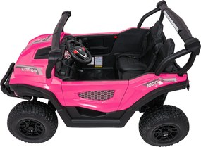 Ramiz Elektrická bugina Gravity pro děti růžová + pohon 4x4 + dálkové ovládání