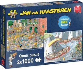 JUMBO Puzzle JvH Holandské tradice / 2× 1000 dílků / od 15 let