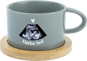 Personalizovaný keramický hrníček "MAKRONKA" s ultrazvukem