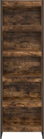 Knihovna 60 x 30 x 189,5 cm Kompozitní dřevo Kouřový dub 3403000