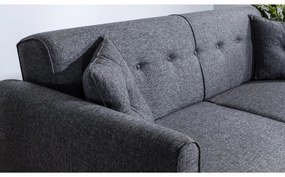 Atelier del sofa Rozkládací pohovka ARIA tmavě šedá 205 cm 867UNQ1326
