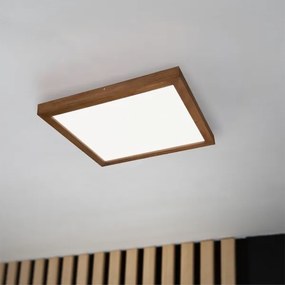 Brilagi-LED Stmívatelné svítidlo WOODY FRAME LED/50W/230V dub 60x60 cm IP44 + DO