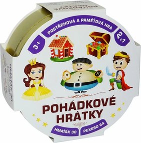 Pohádkové hrátky 2v1, společenská hra v plechové krabičce