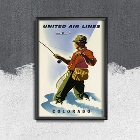 Plakát Colorado united air lines