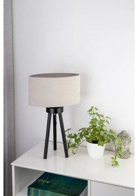 Duolla - Stolní lampa OVAL 1xE27/15W/230V pr. 30 cm šedá