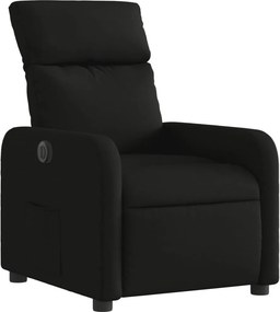 Elektrické polohovací křeslo černé textil 3206683