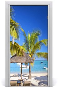 Fototapeta na dveře tropická pláž 85x205 cm