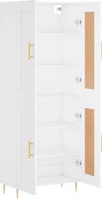 Skříň highboard bílá 69,5 x 34 x 180 cm kompozitní dřevo 3199673